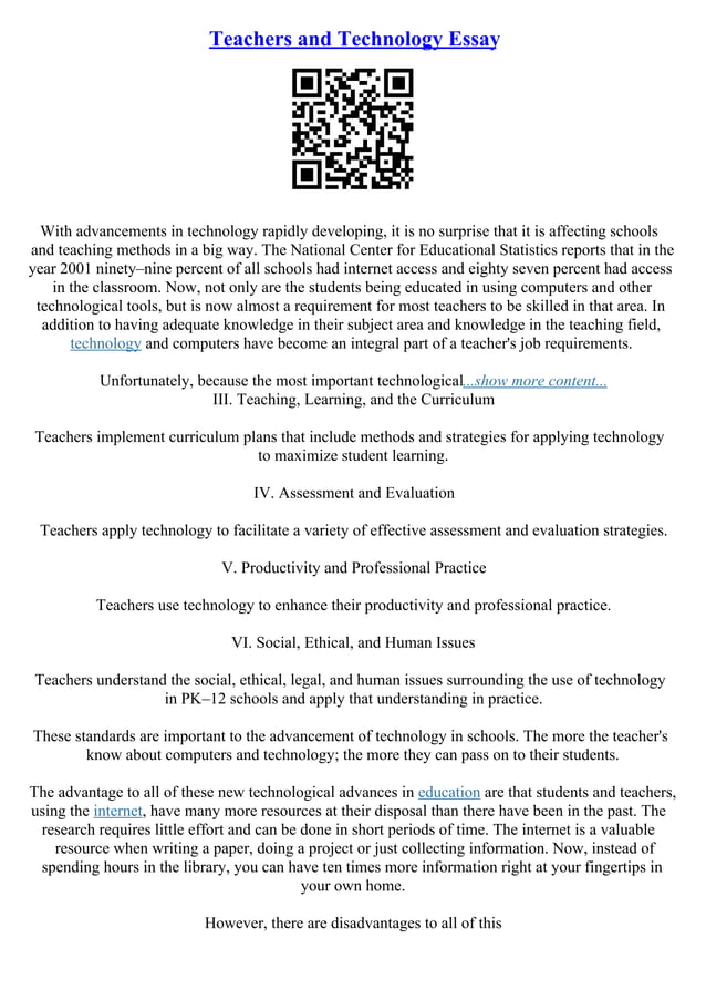 Technology Essay | PDF