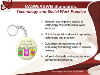 "Technology, Ethics, and Social Work" | PDF | Social Networking | Internet