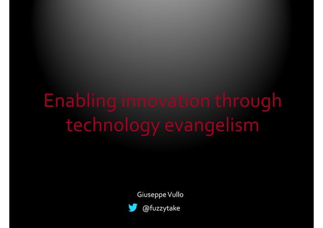 Technology Evangelism | PPT