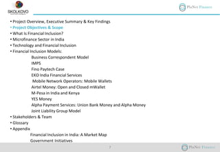 Technology financial inclusion | PPTX
