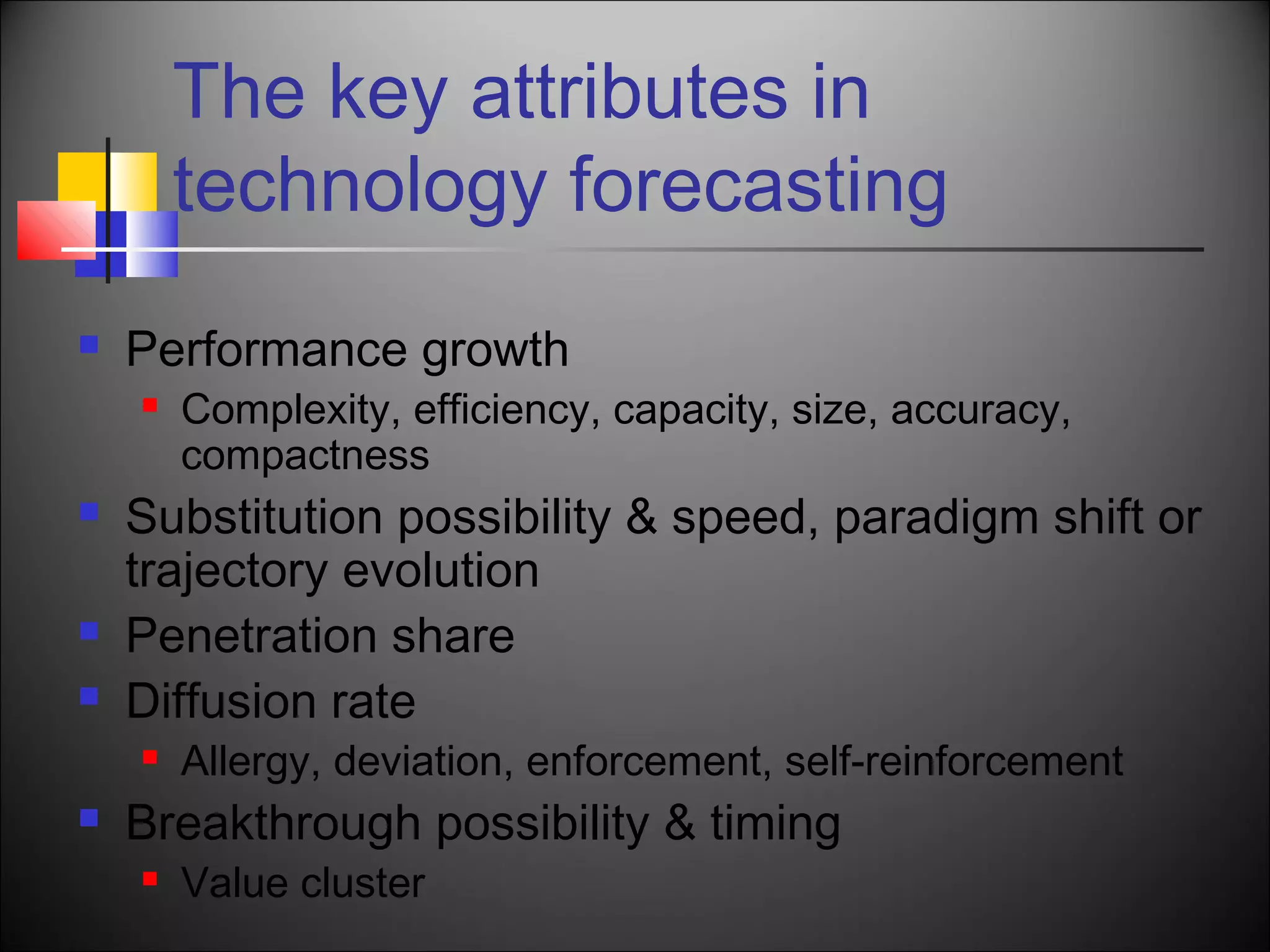 Technology forecasting | PPT | Business Administration | Business