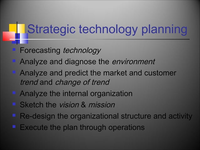 Technology forecasting | PPT | Business Administration | Business