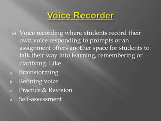 Technology for ESL classrooms | PPTX