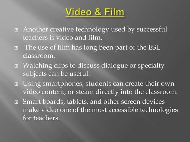 Technology for ESL classrooms | PPT