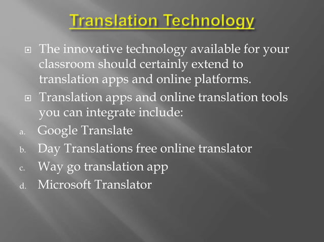 Technology for ESL classrooms | PPT