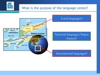 Technology for language centers | PPTX