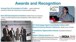 Technology for Skill Development Ammachi Labs by Mr Ajay Balakrishnan | PPT