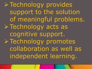 Technology for teaching | PPT
