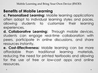 Technology for Teaching and Learning-BYOD and Mobile Learning.pptx
