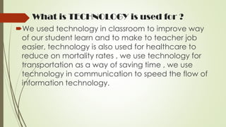 Technology grade 11 abm 1 | PPT