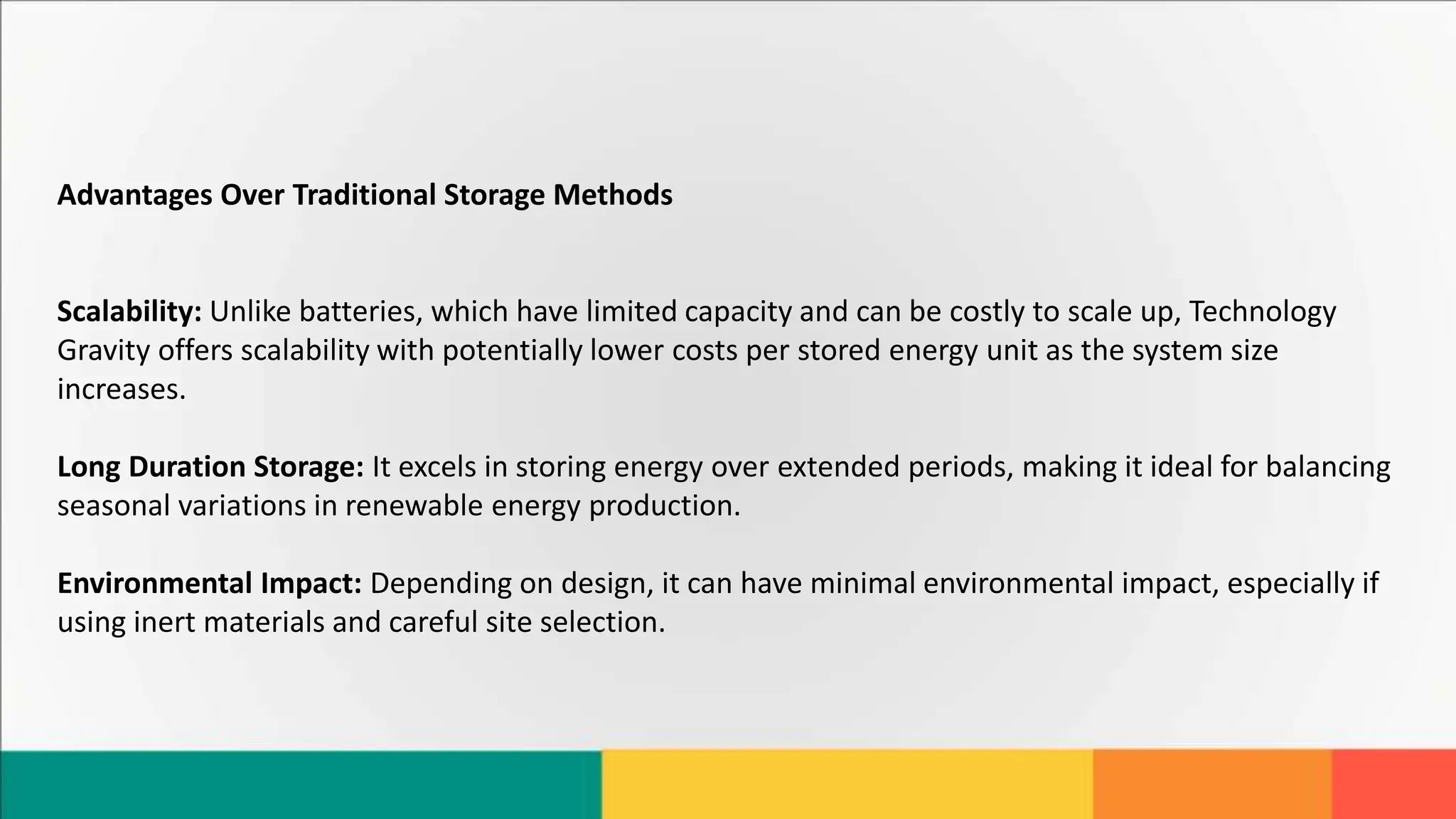 Technology Gravity to Store Energy Harnessing Potential for Sustainable ...