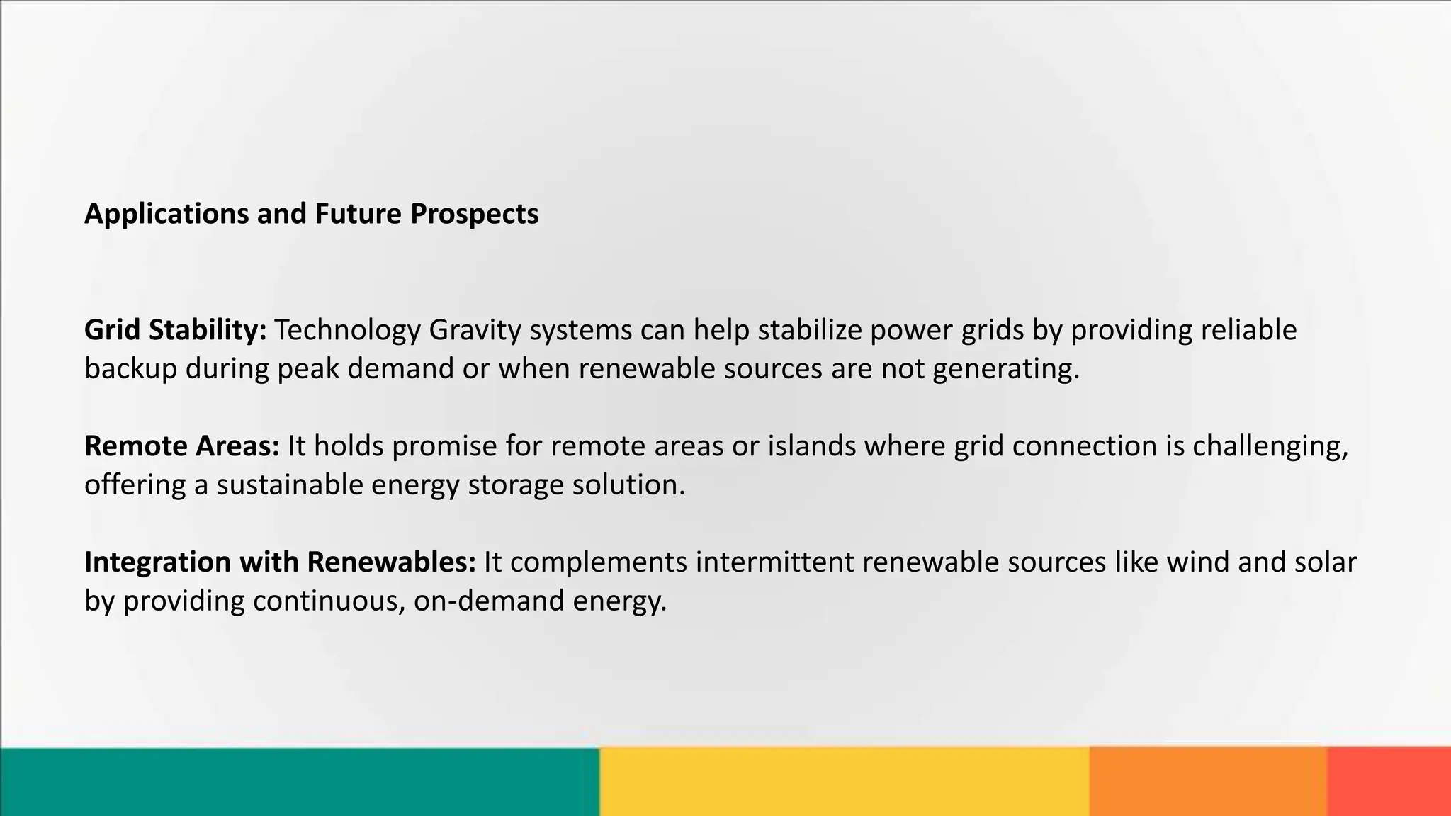 Technology Gravity to Store Energy Harnessing Potential for Sustainable ...