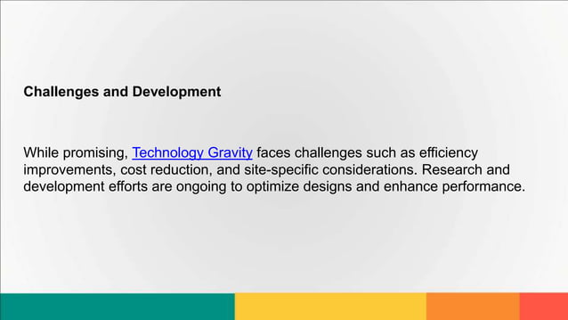 Technology Gravity to Store Energy Harnessing Potential for Sustainable ...