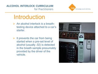 Alcohol detector in car | PPT