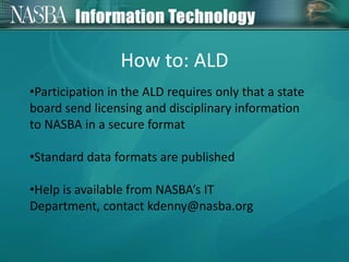 Technology Implementation and ALD - Ed Barnicott - Friday - Regionals ...