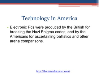 Technology in america | PPTX | Science