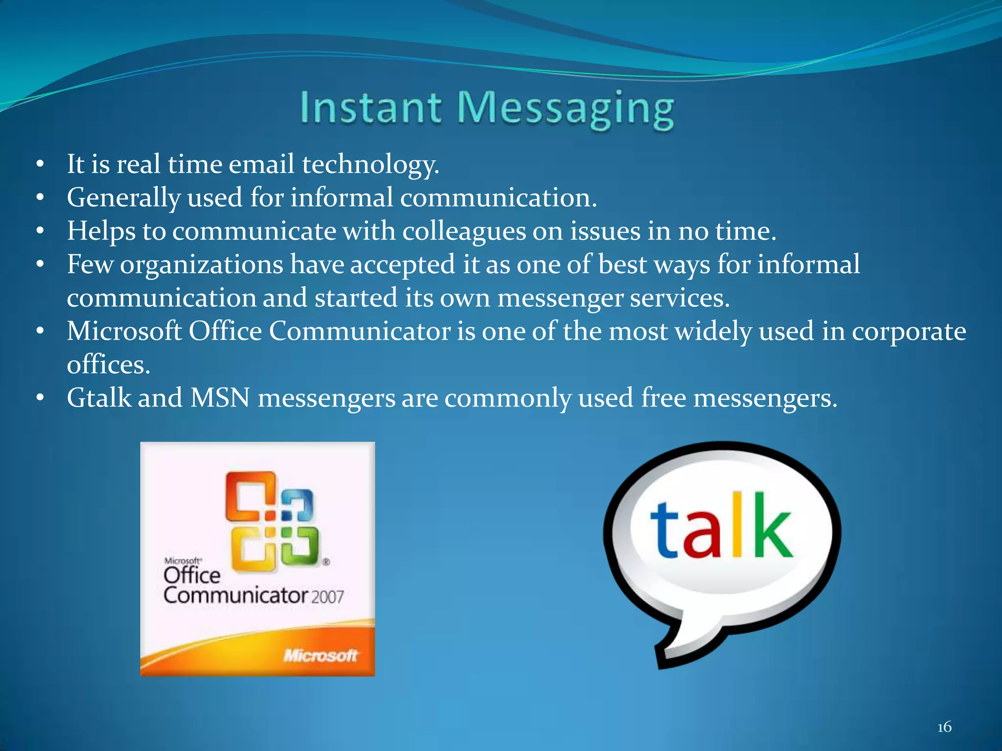 Technology in business communications | PPTX