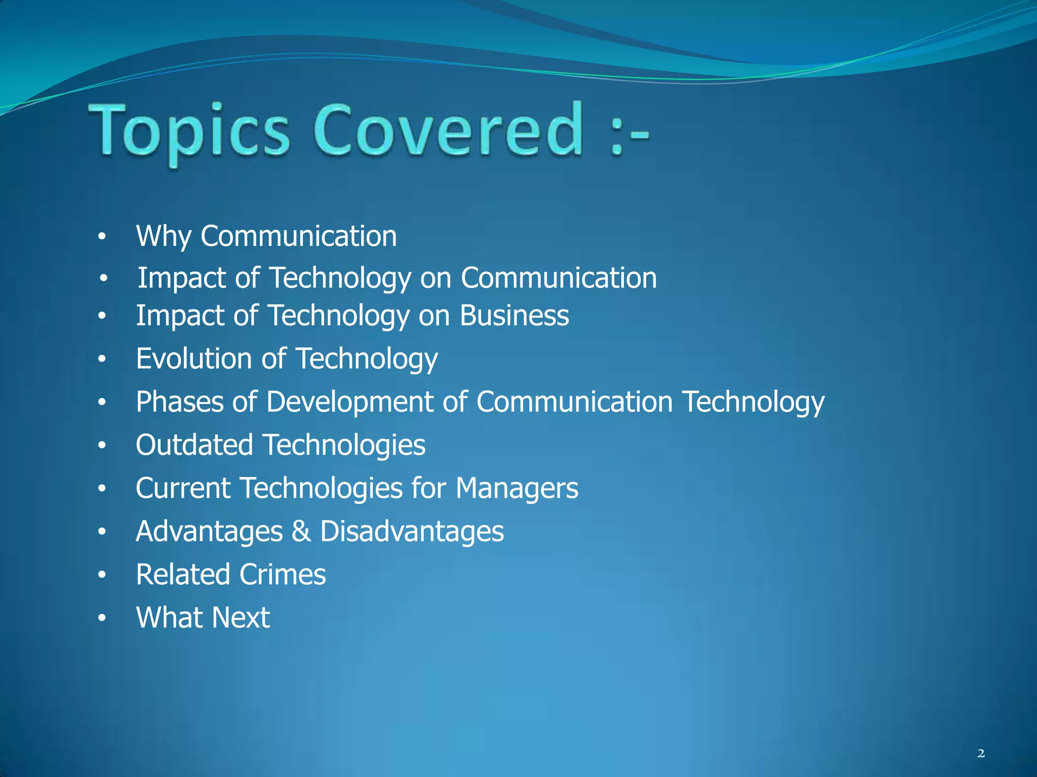 Technology in business communications | PPTX