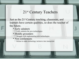Using Technology for Teaching and Learning in the 21st Century ...