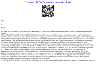 Technology In Classrooms Essay | PPT