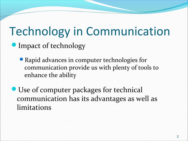 Technology in communication | PPT | Desktop Publishing | Computer ...