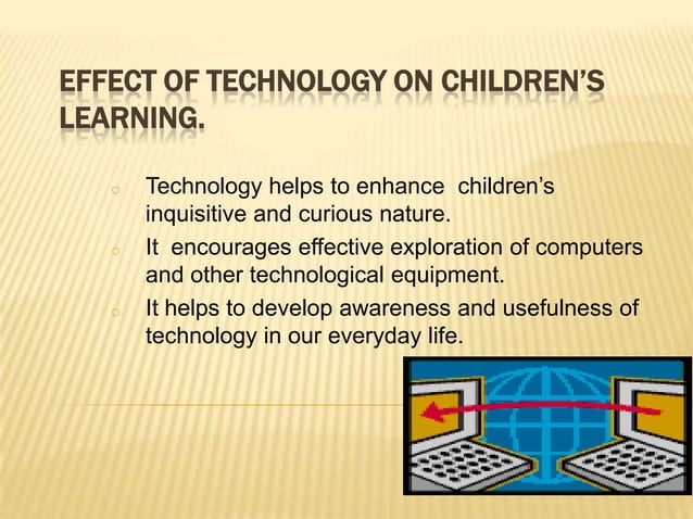 Technology in the early childhood classroom | PPTX