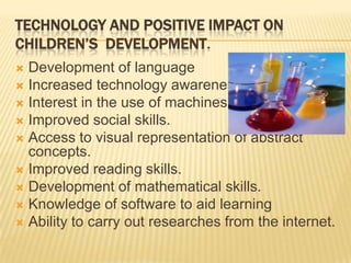 Technology in the early childhood classroom | PPTX