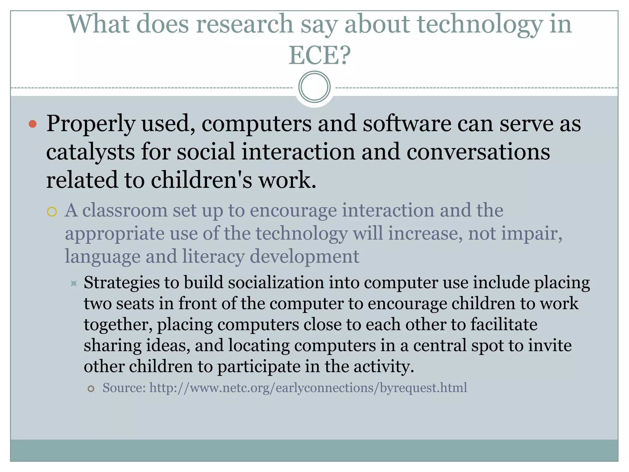 Technology In Early Childhood Education (ECE) | PPTX