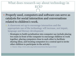 Technology In Early Childhood Education (ECE) | PPTX