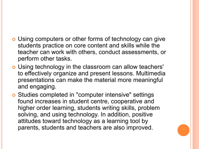 Technology in education | PPTX