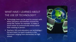 Technology in education reflection | PPT