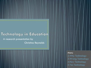 Technology in Education | PPT