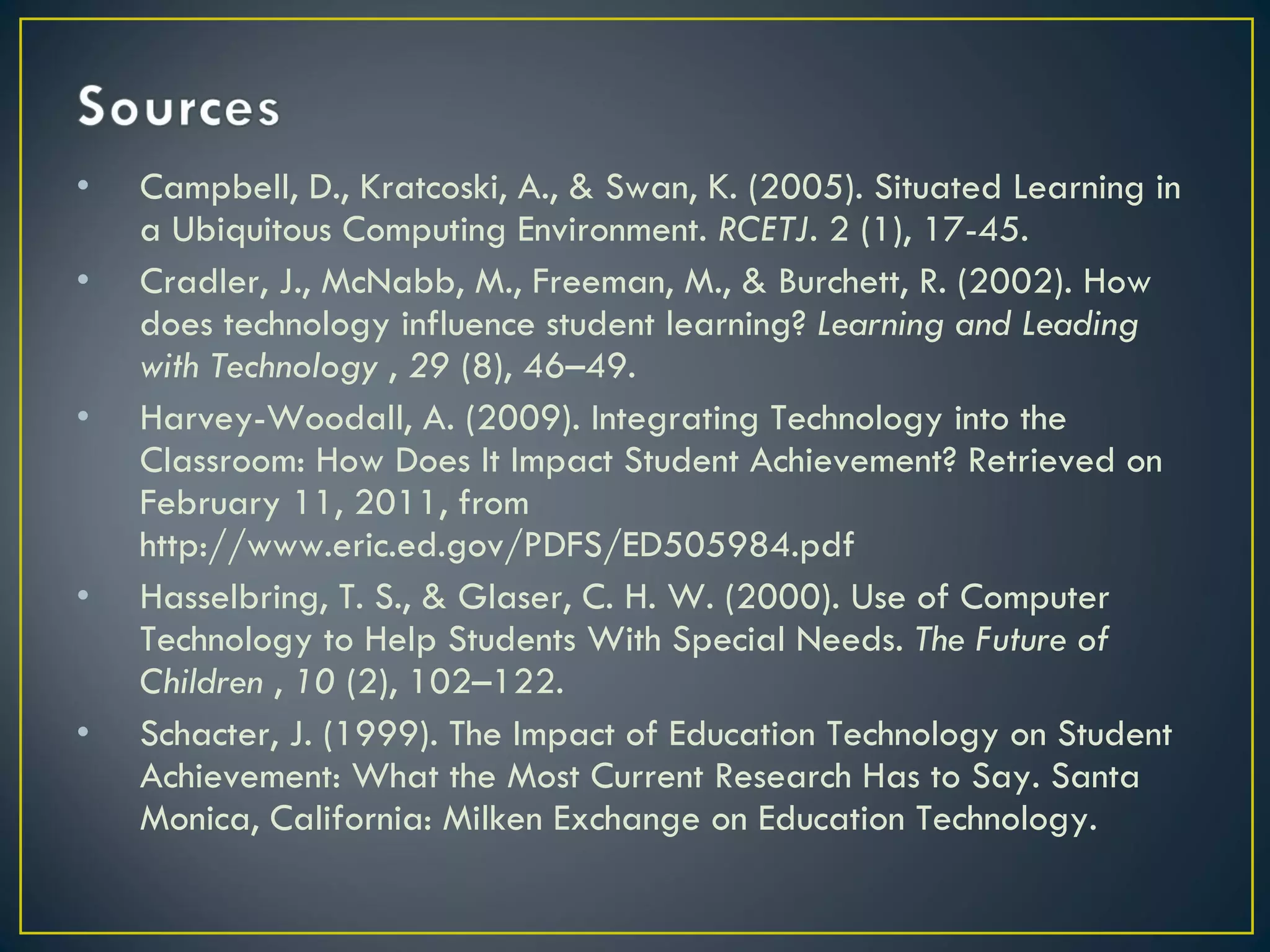 Technology in education | PPT