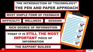 Technology in elite sport – where are we now? – Tom Allen, Arsenal FC | PDF