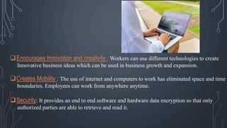 Technology in Workplace | PPTX