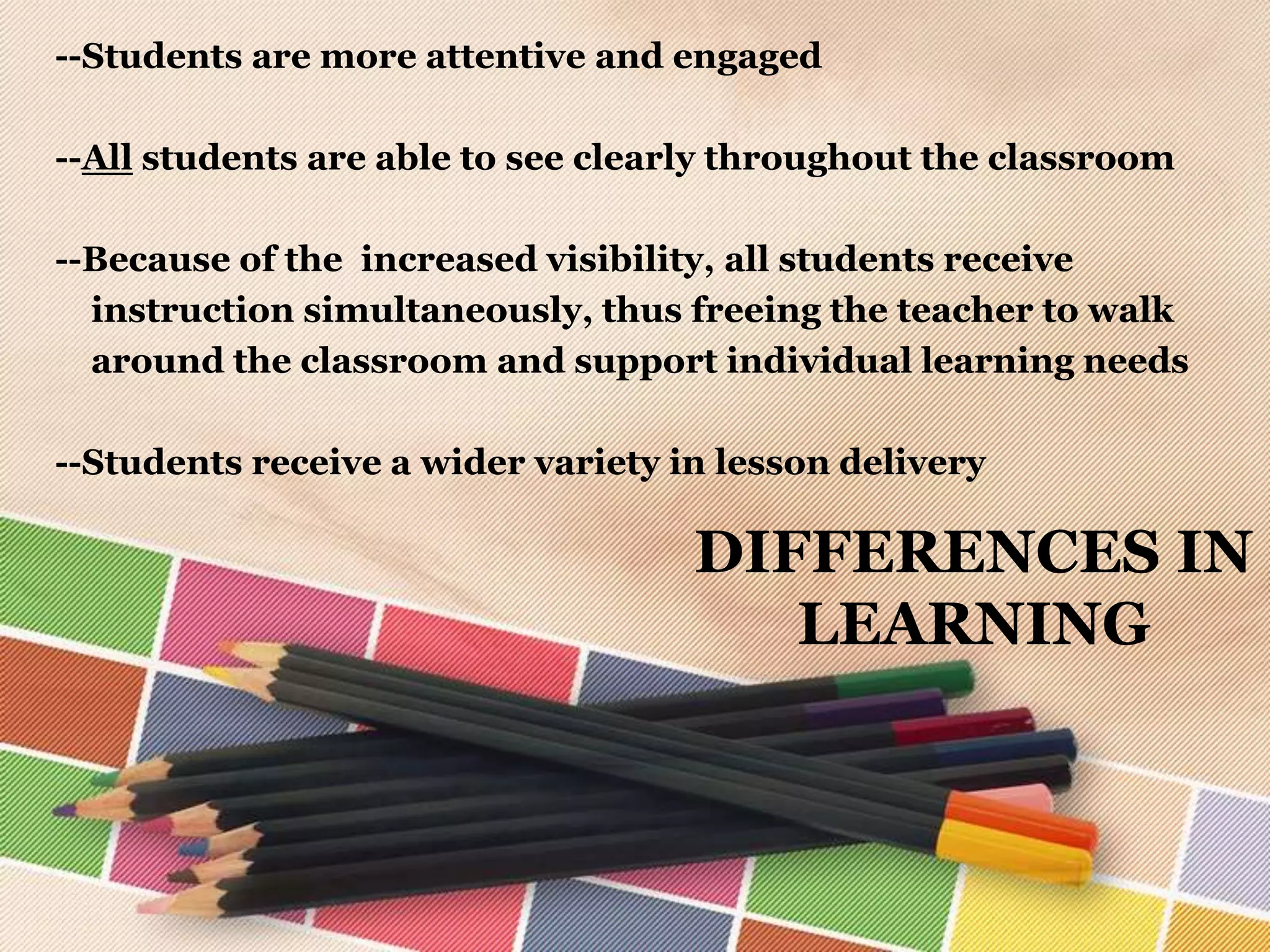 Technology infusion in the classroom | PPT