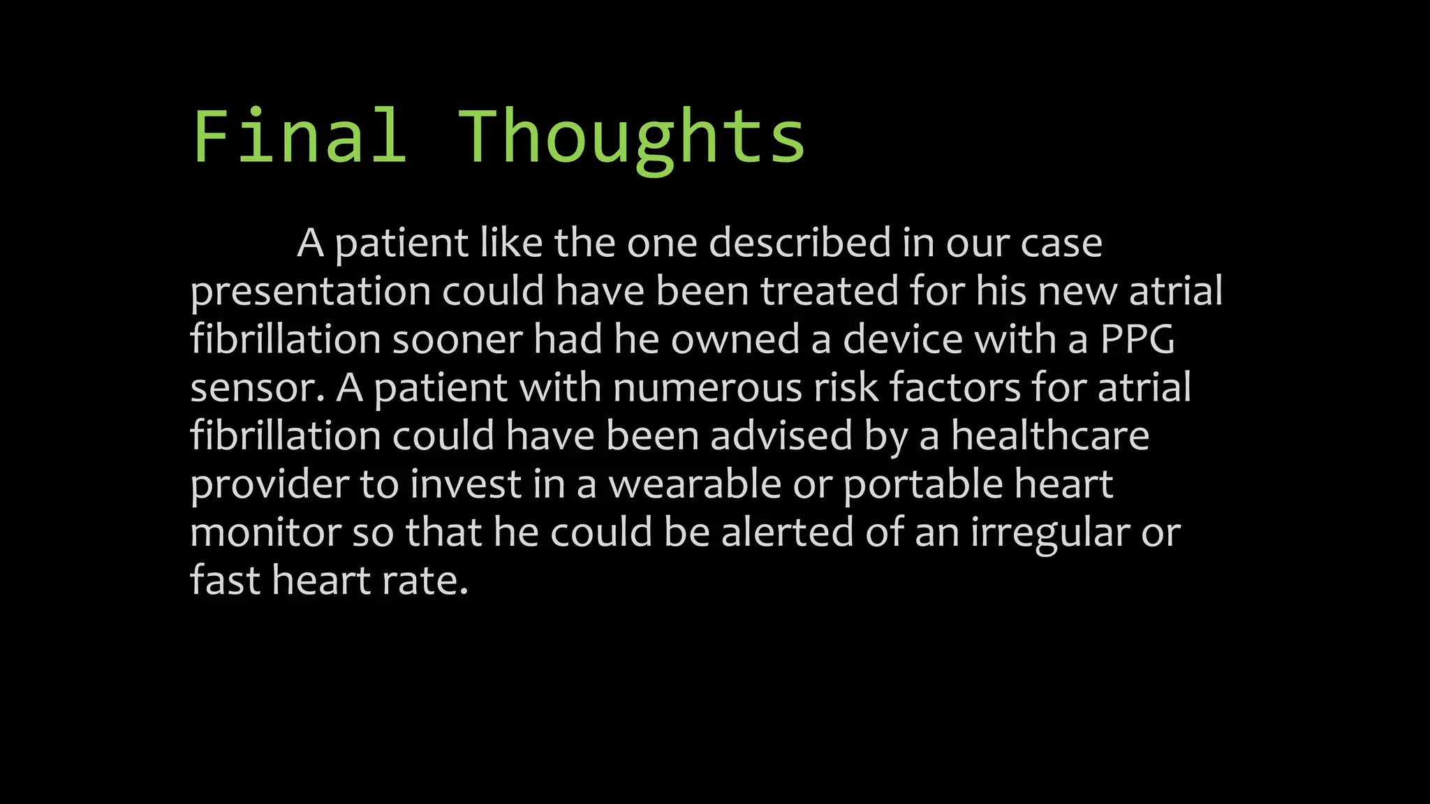 Photoplethysmography | PPTX