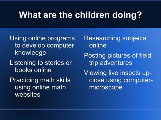 Technology In Kindergarten | ODP | Education