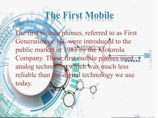 Technology in mobile | PPT