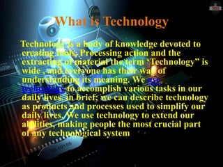 Technology in mobile | PPT