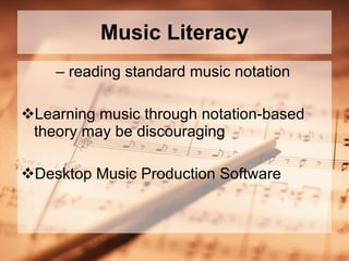 Technology in music education | PPT