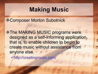 Technology in music education | PPT