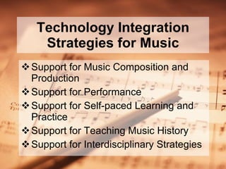 Technology in music education | PPT