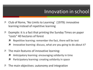 Technology and Innovation in Curriculum | PPTX