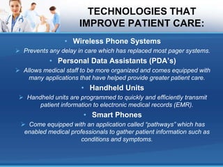 Technology in nursing | PPTX