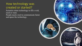 Technology in our lives ppt | PPTX