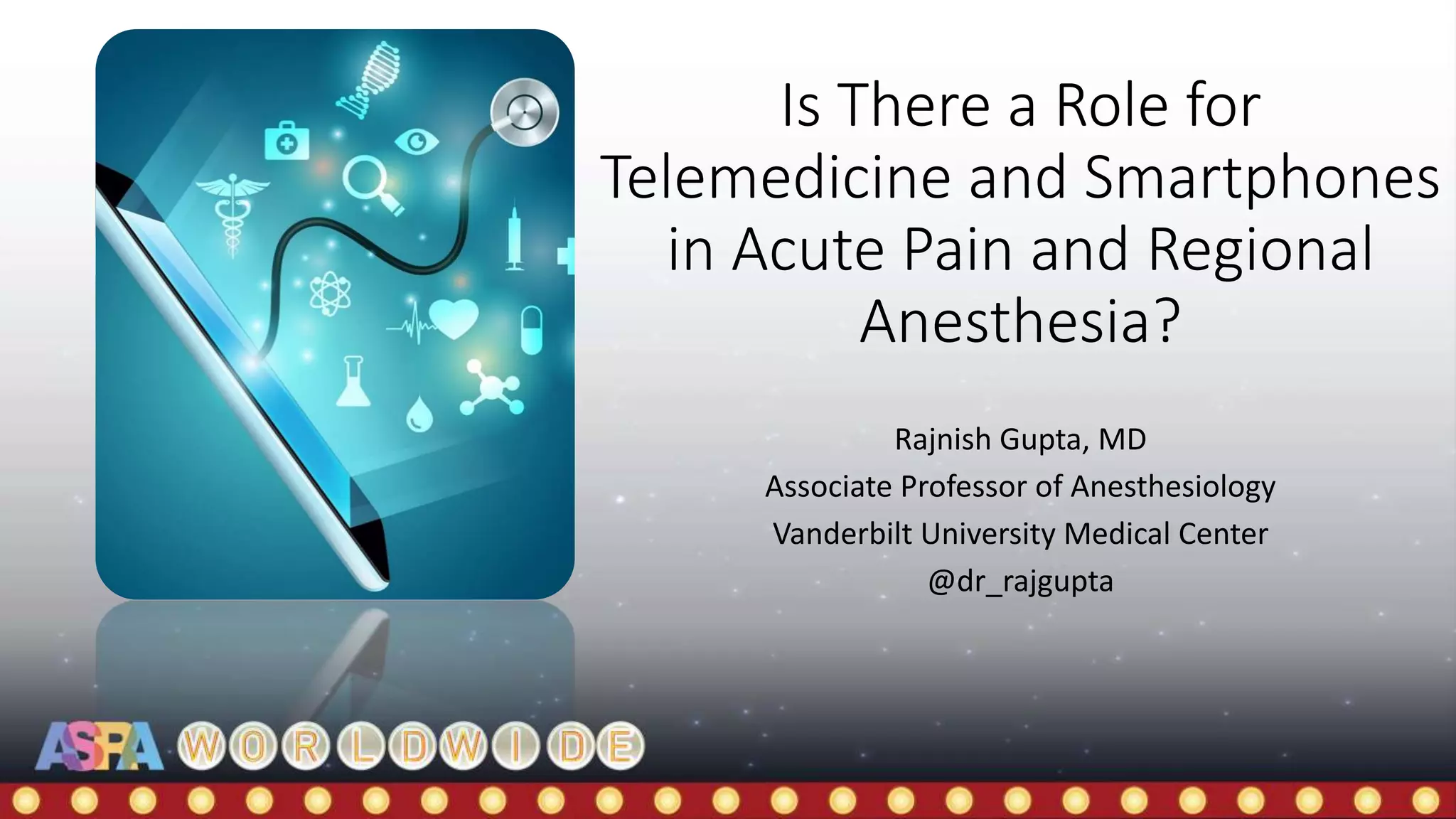 Technology in Regional Anesthesia | PPT