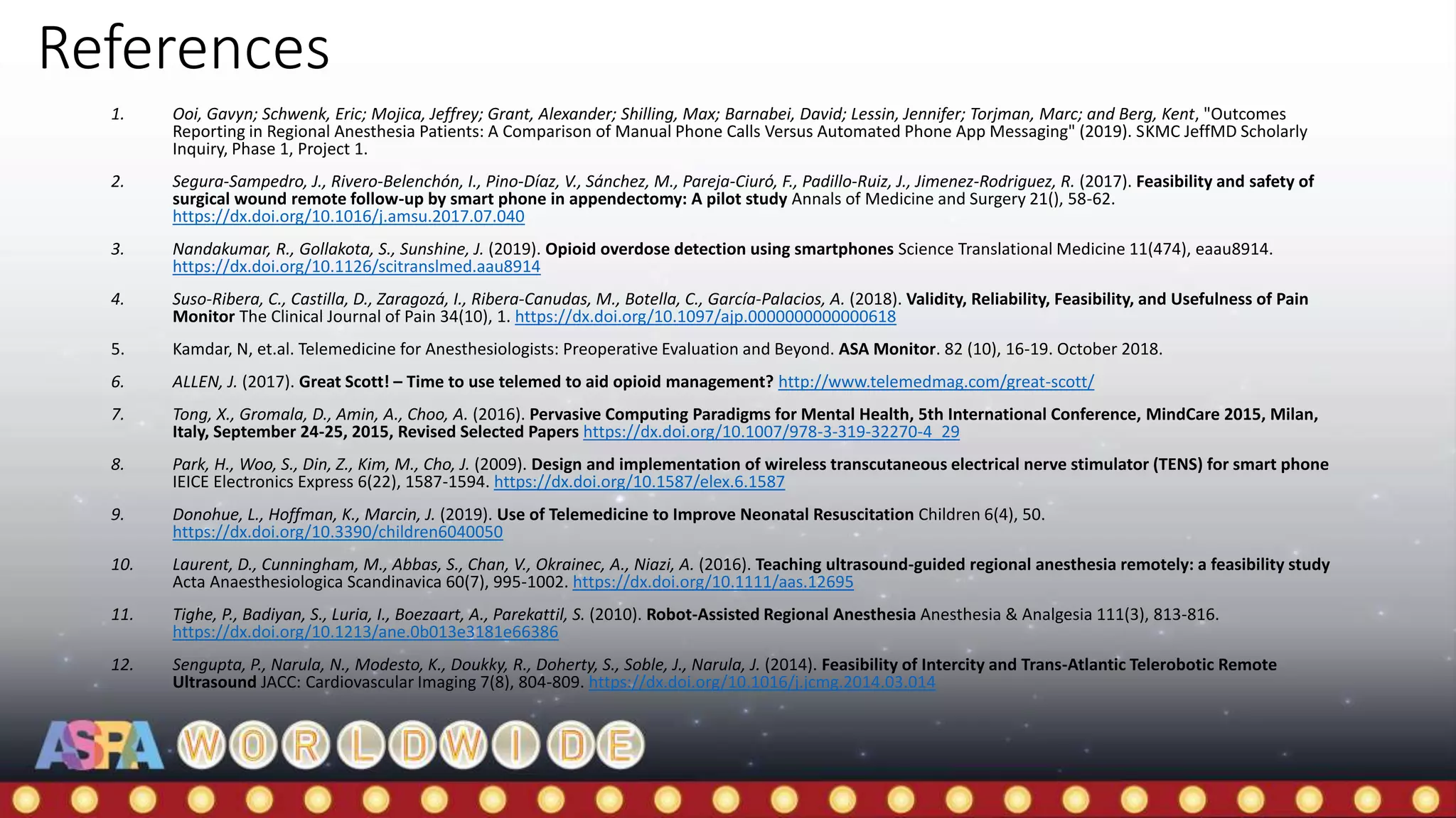 Technology in Regional Anesthesia | PPTX