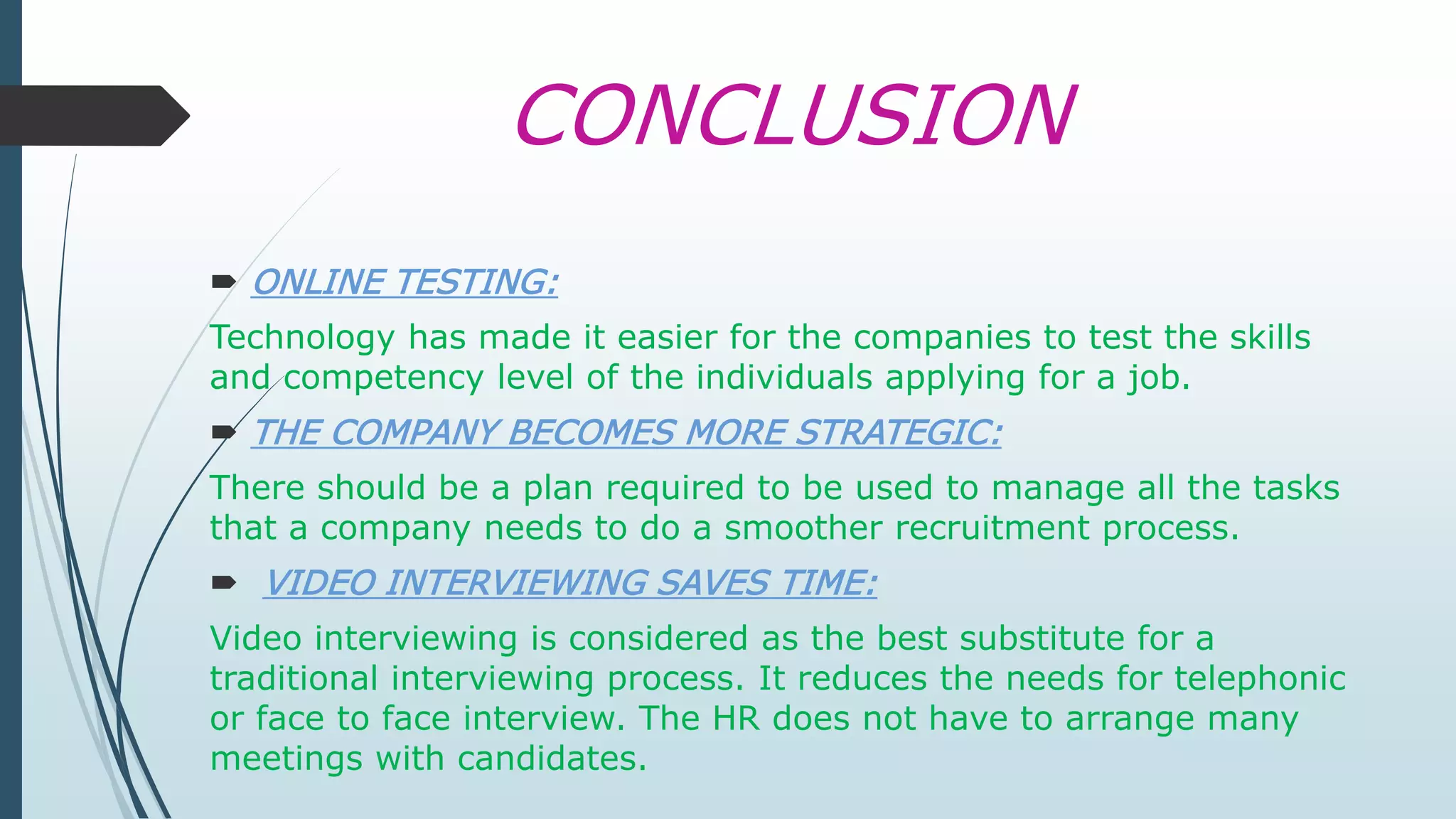 Technology in recruitment | PPTX