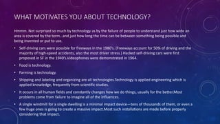 Technology inspiration | PPT | Free Download